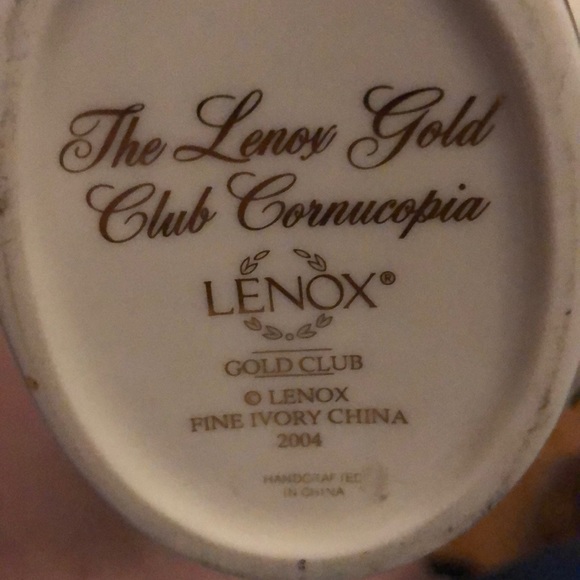 Lenox | Holiday | Lenox 204 Gold Club Cornucopia | Poshmark